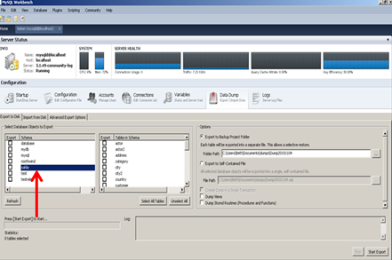 How to create a MySQL backup with MySQL Workbench - mySitePanel.net