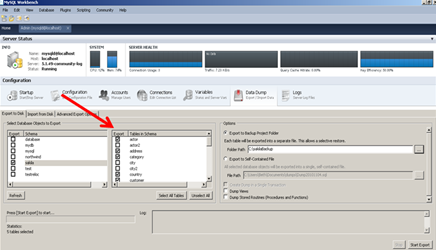 How to create a MySQL backup with MySQL Workbench - mySitePanel.net
