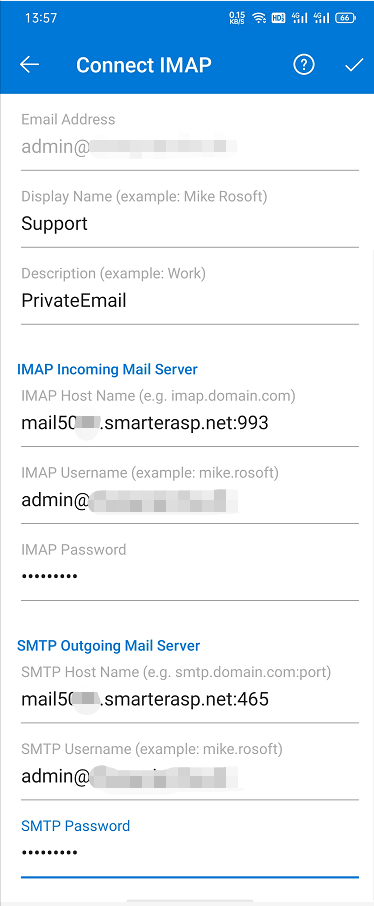 How to set up email account with your Android phone